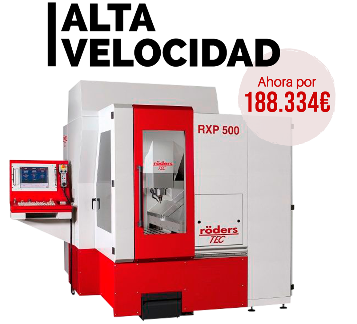 Promoción Especial: Centro de Mecanizado Röders RXP 500 – AIMHE